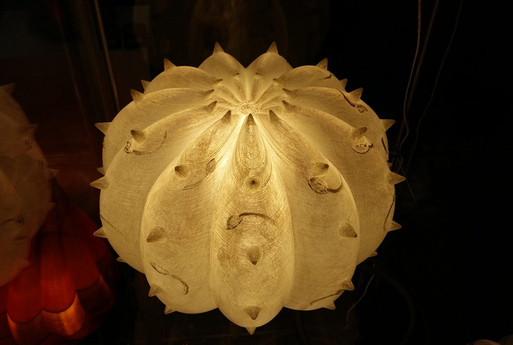 Desert Light, lamp-sculpture from organic design